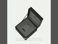 Black Watch Packaging With Velvet Pillow And Drawer