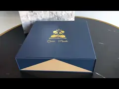 Satin Lined Corporate Gift Packing Box With Double Door Open