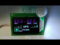 China 2.2 Inch VA LCD Display 7 Segment White Digits PIN Connect For Thermostat for sale