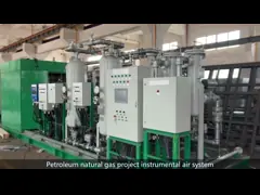 Petroleum natural gas project instrument air system