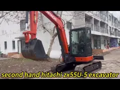 Good Condition Mini Used Excavator Hitachi ZX55UR and Original Hydraulic Valve Bran