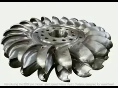 600r/min Rated Speed Pelton Hydro Turbine for Water Head Range 100m-800m and Design Discharge of 0.385m3/s