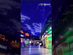 China LED Pixel Screen LED outdoor grid screen building glass curtain wall park square display  LED grid screen for sale