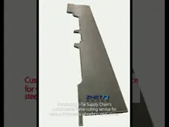 Customizable flame cutting service for various thicknesses of carbon steel plates