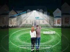 Waterproof Split Sensor Wall Light Solar Split Body Sensor Garden Lights
