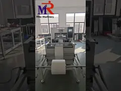 China Full Automatic Knife Pleating Machine 700mm Width Servo Motors Controlled for sale