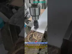 China OEM 16PC High Carbon Steel Hole Saw Set with 38-42 HRC Hardness and Black Oxide Finish for Wood, Plastic & Soft Metals for sale