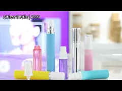 중국 A003 5ml 금속화 은색 어깨 주입 고색 플라스틱 빈 무공 펌프 병 포장 용기 판매용