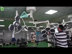 China Adjustable Colour Temperature Operating Theatre Ceiling Mounted Procedure Light for sale