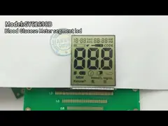 China Custom LCD Segment Display HTN Positive No Backlight For Blood Glucose Meter for sale