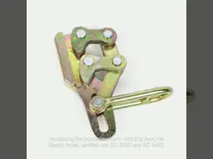China Double Jaws Earth Wire Grip Puller 10KN 20KN 30KN Wire Rope Grips for sale