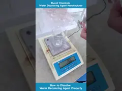 How to Dissolve Water Decoloring Agent | Bluwat Chemicals