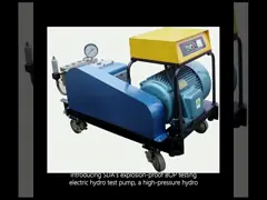 China Explosion Proof BOP Testing Electric Hydro Test Pump Hydro Pressure Testing Equipment for sale