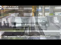 Servo Motor CNC Turning Lathe Machine 4 stations CNC Metal Lathe CAK6385