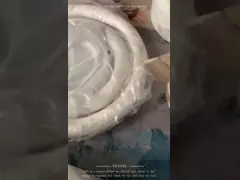 China Custom European Modern Unique Circle Ring Lighting White Natural Led Alabaster Chandelier For Living Room Dining Room for sale