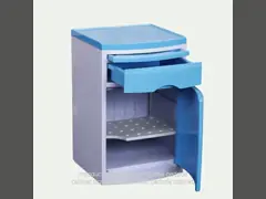 China 3 Layers Hospital Bedside Cabinet Storage Function ABS Bedside Cabinet for sale