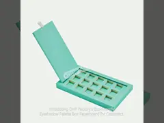 Eco Friendly Eyeshadow Palette Box Paperboard For Cosmetics