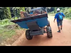 1325mm Open Cab Palm Oil Harvesting Machine Weight 1250kg with Grapple