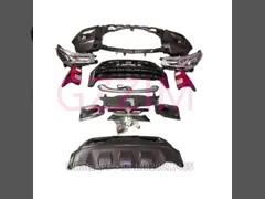 Toyota Revo 2016-2020 Hilux To 2022 Rocco Front And Rear Bodykit Full Set Kits Black Plastic