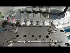 건조기 캡 실리카 젤 채우기 봉쇄 캡 자동 서보 모터 조립 기계