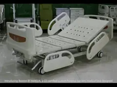 China Manual Bariatric Medical Bed 3-Crank System 450-700mm Height Adjustment for Outpatient Clinics for sale