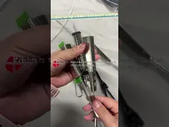 Metal Stainless Steel Drop Wire Clamp Cable Installation Kits For 2x5mm Flat Drop Cable