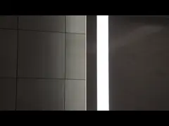 Fonte luminosa quadrata a LED Specchio intelligente per decorazioni murali personalizzate in hotel di lusso / casa