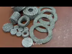 China Different Shapes Compressed Knitted Mesh 304 316 321 310 310S Stainless Steel for sale