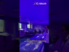 LED intelligent grid screen waterproof full-color street building bridge lighting grid screen