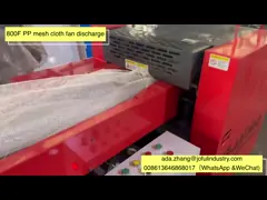 800F mesh cloth cutting, fan discharge