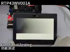 RGH 4.3 Inch TFT LCD IPS Touchscreen 800（RGB）X 480 Resolution 370cd/M2 Brightness