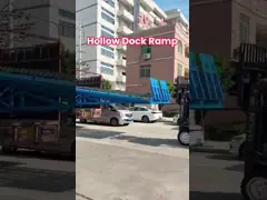 China Steel Loading Unloading Dock 10T-20T Mobile Ramp For Forklift for sale