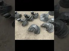 부면 비행 기계 셰프트리스 나사 컨베이어용 나사 블레이드 기계