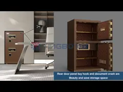 YB-N7-100D-office safe box -coffee electronic lock