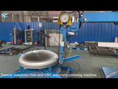 Steel Dish And Tank Surface SIEMENS CNC Fully Automatic Polishing Machine