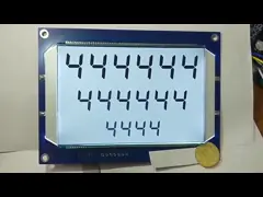 China 4.8V Electronic Lcd Display 664 Fule Dispenser TN Segment 130PIN White Backlight for sale