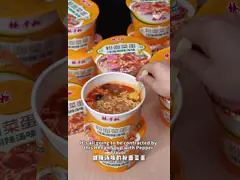 instant noodles, vermicelli, vegetables and egg new flavor