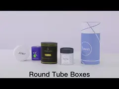 China OEM ODM Large Round Flower Paper Boxes Custom Round Candle Boxes for sale