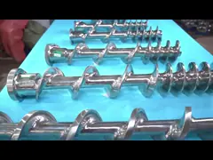 맞춤형 스테인레스 스틸 정밀 발사 고기 밀러 예비 부품 스크루 가공