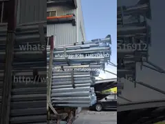 Hot-dip galvanized steel power pole power transmission poles
