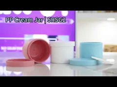 SRSG2 100g Empty Customization Color Plastic Cream Jar PP PCR