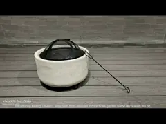 Character Charcoal Burning Fire Pit For Frost Resistant Indoor Hotel Garden Home Decoration