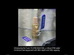 Strong IPX8 Water Immersion Test Equipment with 80m Depth and 100L Capacity