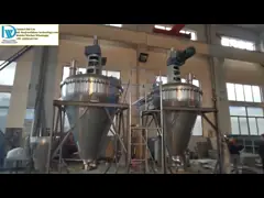 Industrial Agitated Vacuum Dryer , Remote Control Rotary Cone Vacuum Dryer
