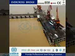 China Bailey Platform For Prefabricated Bridge Construction Easy Assembly And Disassembly for sale