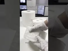 China 50gsm Soft White Bathroom Tissue Paper Rolls 101x115mm 20 Rolls Pack for sale