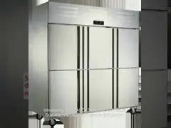 55/2000  Model D2.0L6 SIX-door Deluxe dual-machine dual-temperature refrigerator, size: 2080*760*1938