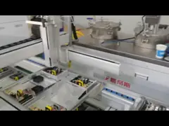 Full-automatic AB Silicone Glue Potting and Heating-curing line for driver