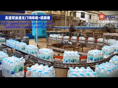 High speed fully automatic Double channel gantry palletizer + paper separator for Thai customers in