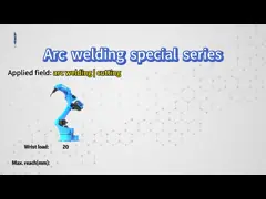 China Plastic Injection Pallet Stacking Robotic Arm Automatic Welding Robot Palletizer for sale
